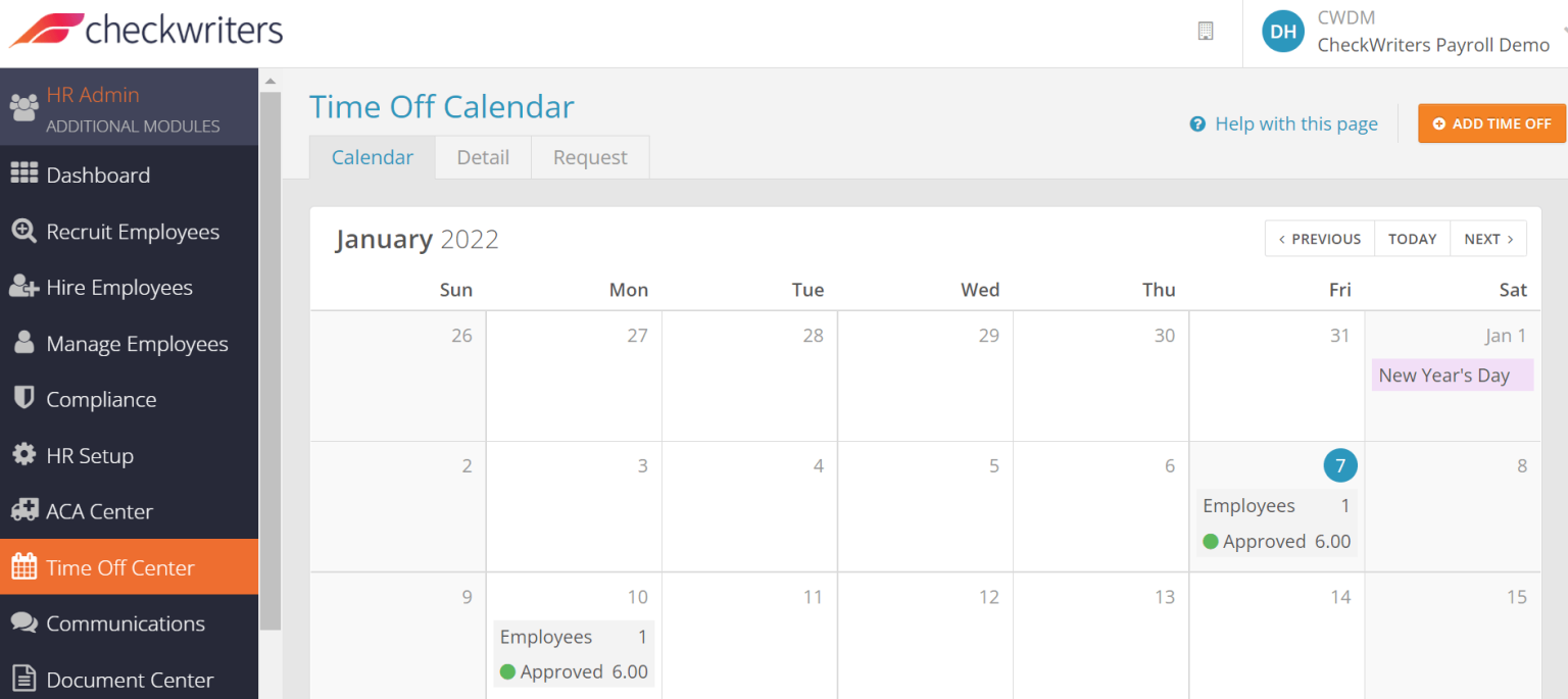 HRIS Software, HCM Software - Checkwriters